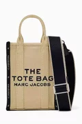Buy Marc Jacobs Neutral The Mini Tote Bag in Woven Jacquard for WOMEN ...