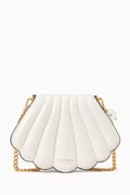 Buy Kate Spade New York Neutral What the Shell Crossbody Bag in Leather ...