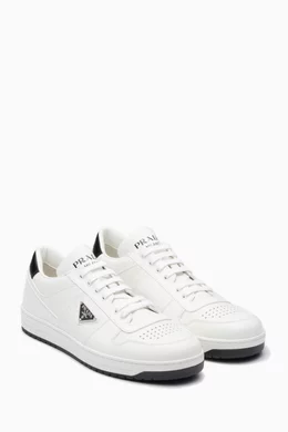 three triangle logo shoes