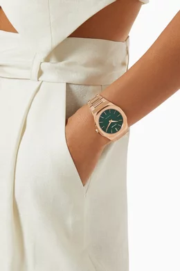 Rose Gold D1 Milano Quartz Watch D1 Milano Woman Ultra Thin Marble Rose ...