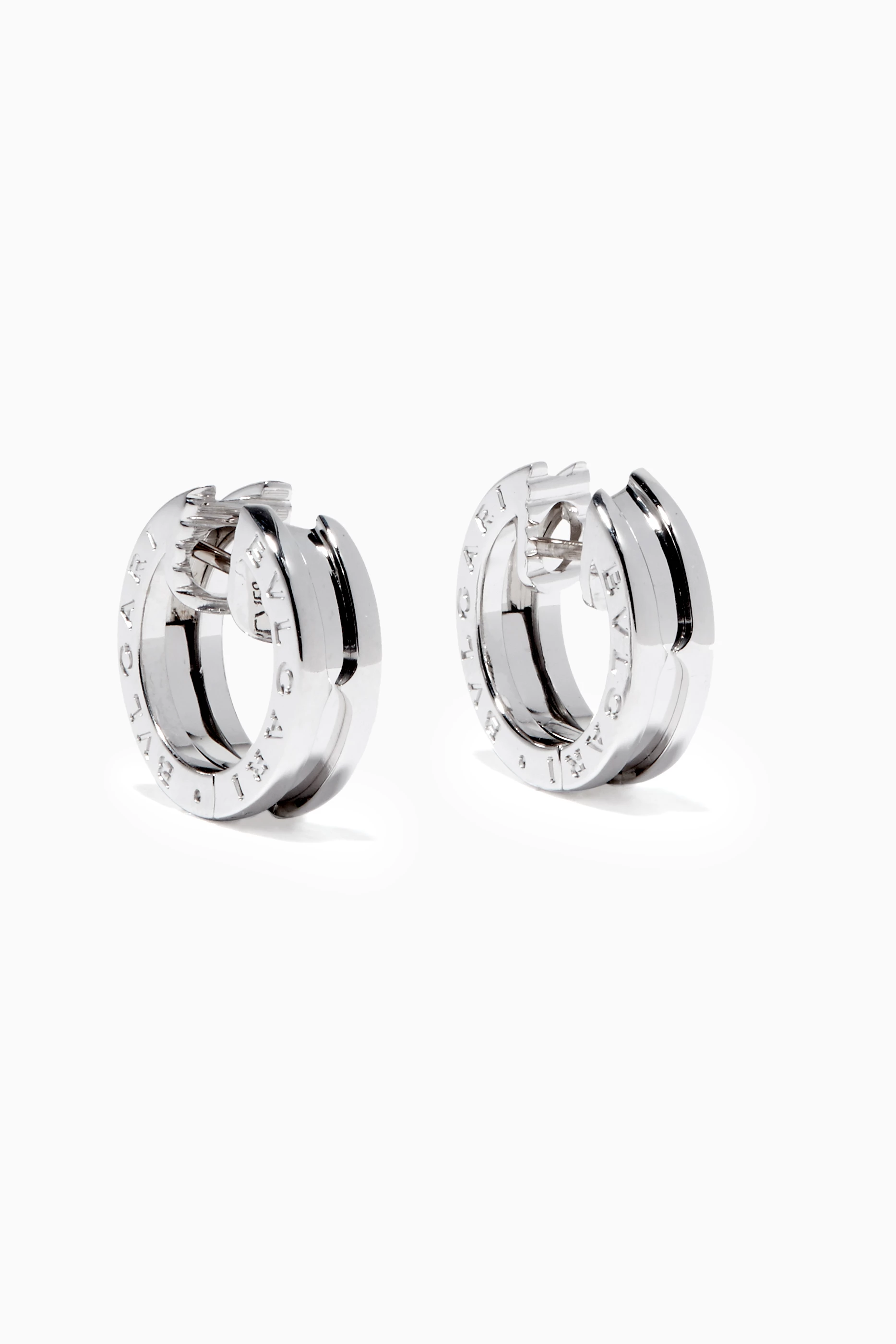 Buy BVLGARI Silver White Gold B.zero1 Earrings for Women Online Ounass Kuwait