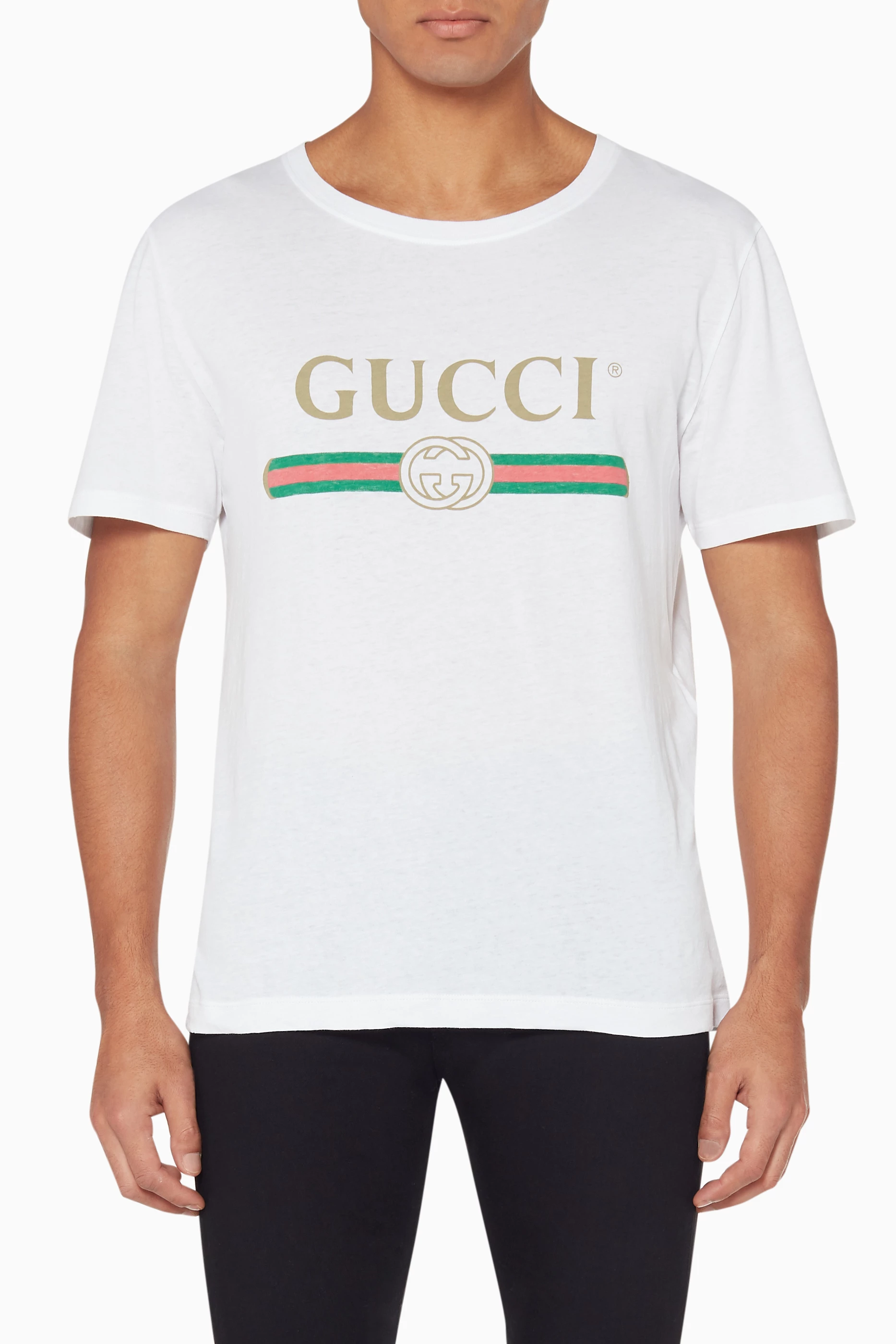 Gucci t shirt logo store