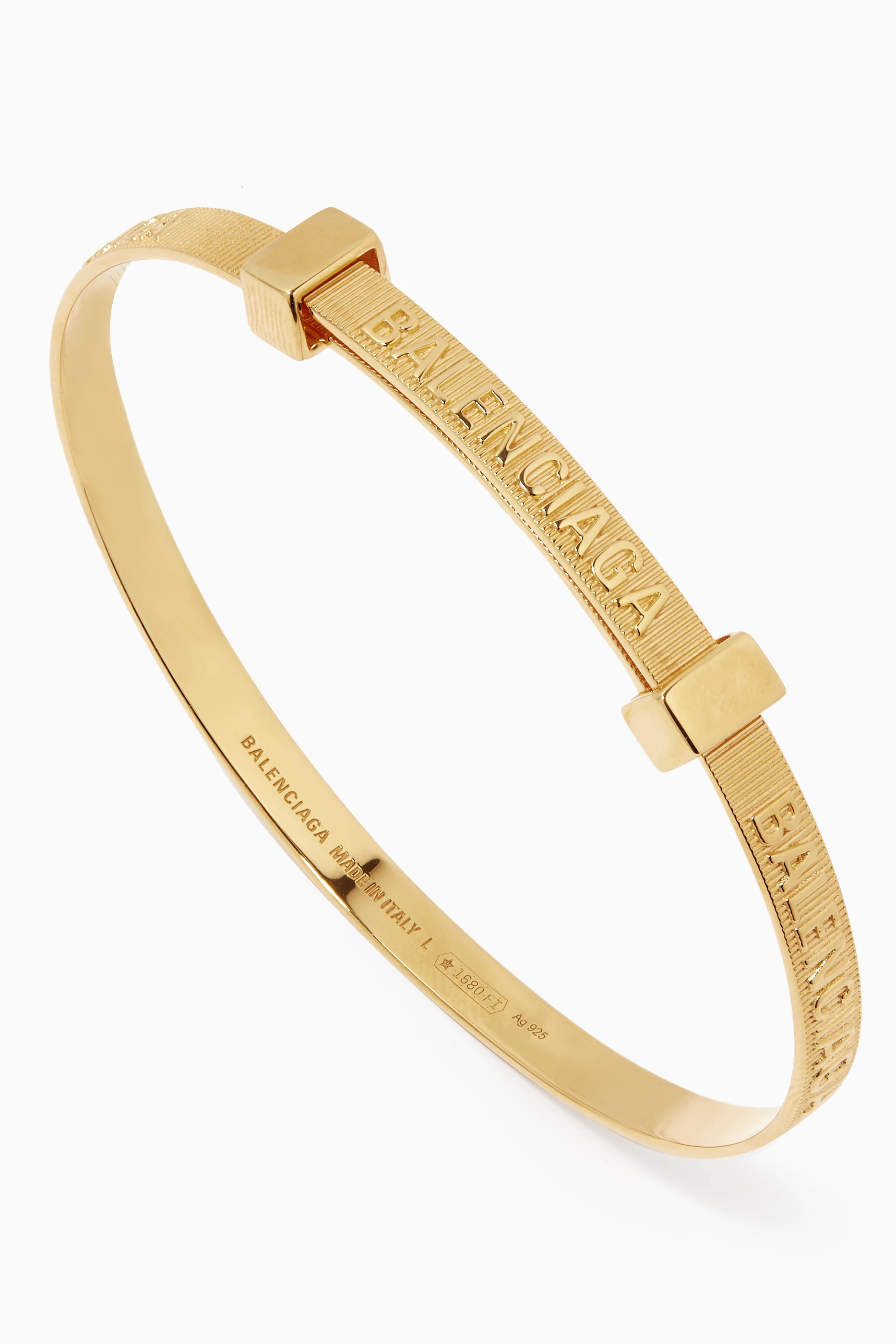 Balenciaga gold bracelet store