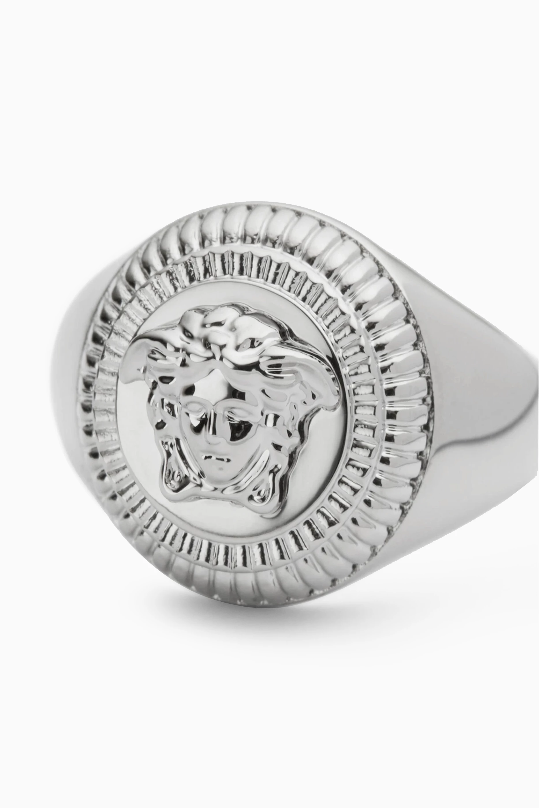 versace ring for men silver